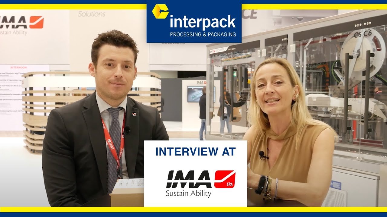 At Interpack a great news: the new division IMA e-Commerce. Efficiency, throughput, and ...